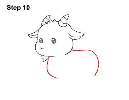 How to Draw a Goat (Cartoon) VIDEO & Step-by-Step Pictures