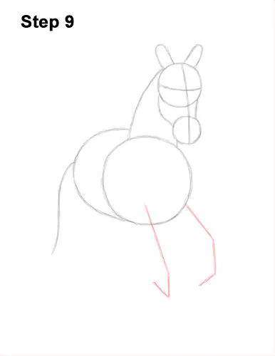 How to Draw a Horse Running (Front View) VIDEO & Step-by-Step Pictures