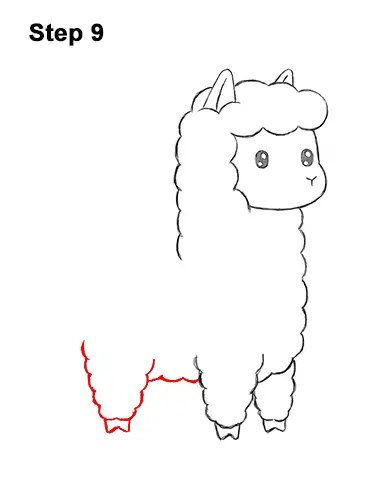 How to Draw a Llama (Cartoon) VIDEO & Step-by-Step Pictures