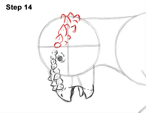 How to Draw a Pachycephalosaurus