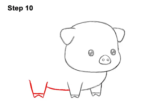 How to Draw a Pig (Cartoon) VIDEO & Step-by-Step Pictures